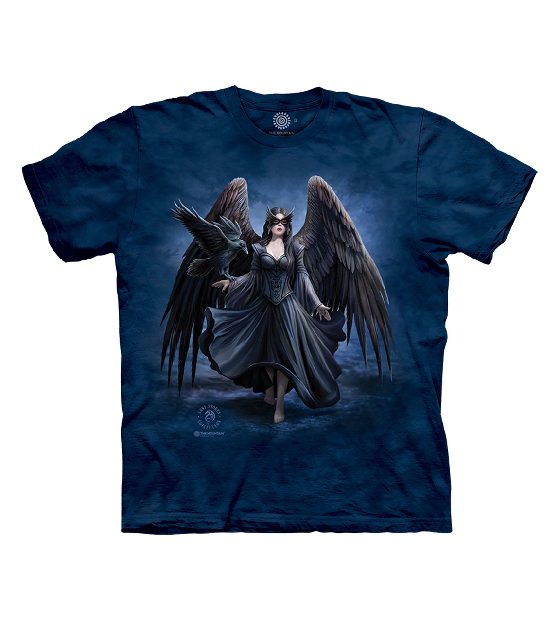 The Mountain T-shirt Anne Stokes Raven - The Coloured House